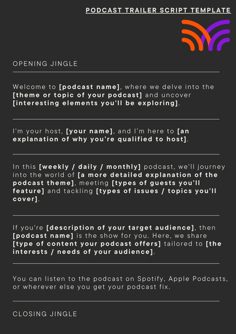 Podcast Trailers: What to Include + Examples & Free Template